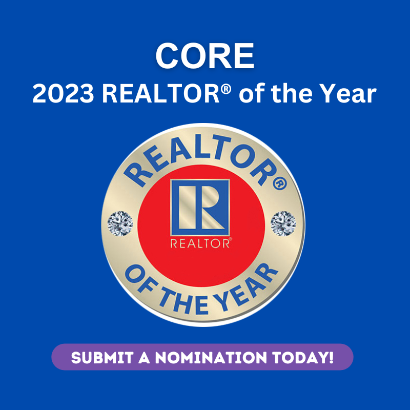 Call for CORE 2023 Realtor of the Year - Mid Jersey Association of ...